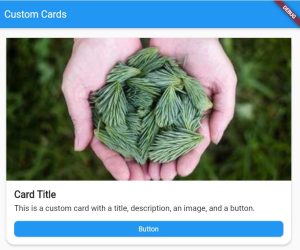 How to Create Custom Cards in Flutter? - AppOverride